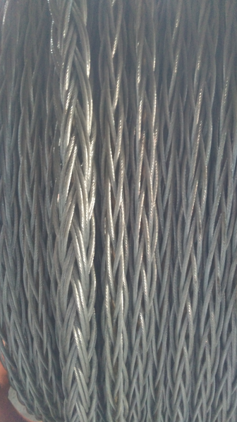 Steel Pilot Wire Pulling Rope , 18 Strands 6 Squares Braided Steel Wire ...
