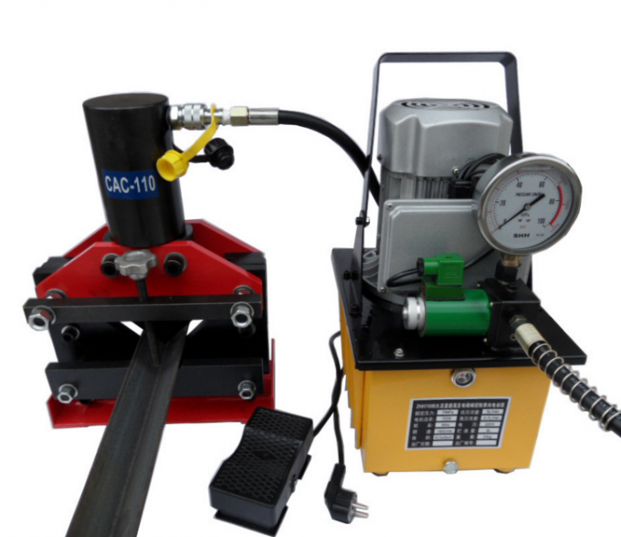 Remote Control Hydraulic Angle Steel Cutter Copper Bus Bar Cutting ...