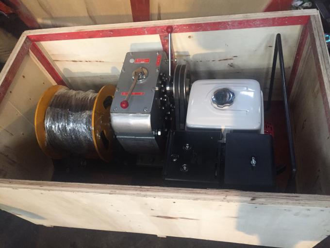 HONDA Gas Engine Wire Rope Capstan Hoist / Cable Pulling Winch For Line ...