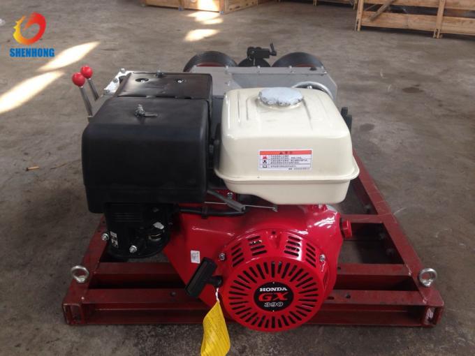 Safe And Reliable Gas Engine Powered Winch With Trailer Can Match Honda