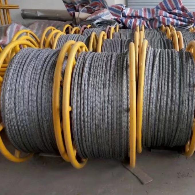 Hexagon 12 Strands Galvanized Braided Steel Anti Twist Wire Rope ...