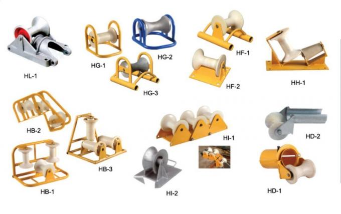 Cable Pulling Equipment Straight Cable Rollers Trench Rollers For Cable ...