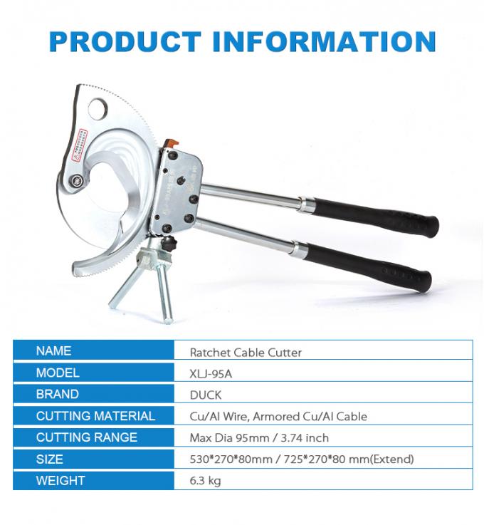 95mm Ratchet Cable Cutter