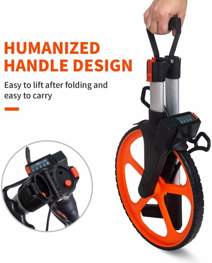 Digital Display Walking Measuring Wheel 318mm Diameter