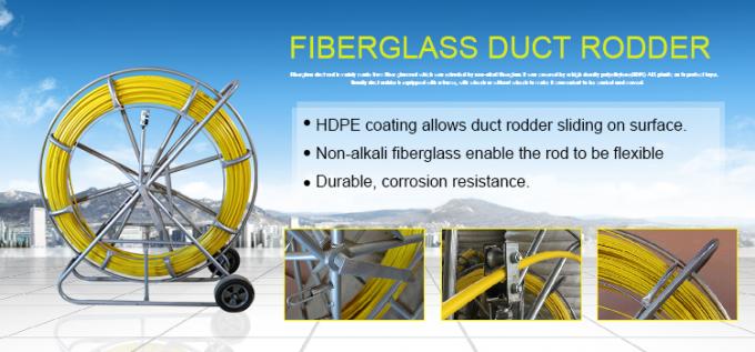 Duct Rodders Standard And Detectable Fiberglass Rods For Feeding ...