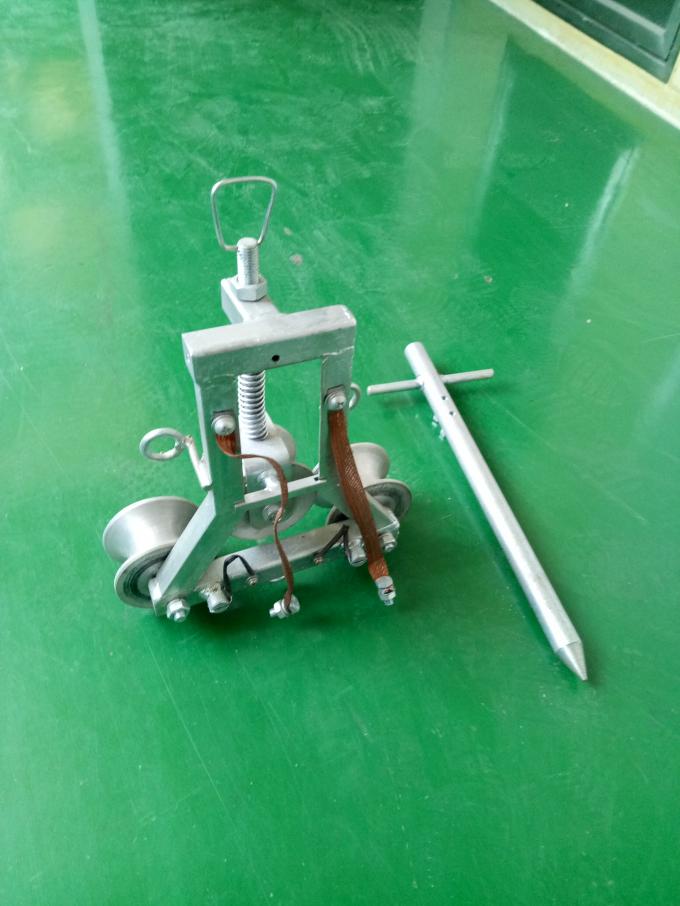 Aluminum Wheel Grounding Block Grounding Devices For Rope And Conductors
