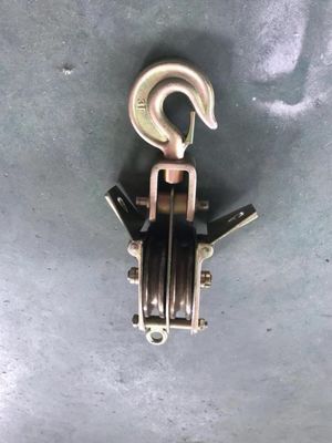 Both Side Opening Dual Sheave Cable Stringing Block Steel Hoisting ...