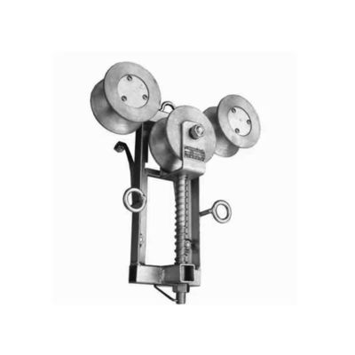 Aluminum Wheel Grounding Roller Earthing Roller With 25mm2 Copper Wire