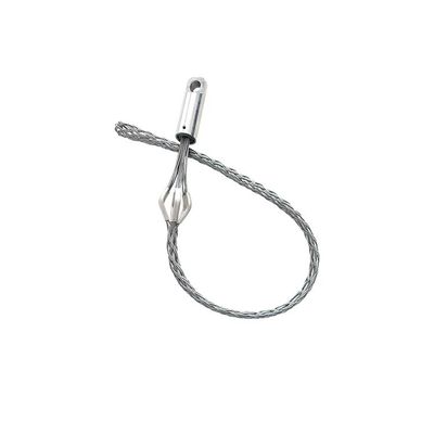 Galvanized Rotation Mesh Cable Pulling Grip 37-50mm With Breaking Load 35KN
