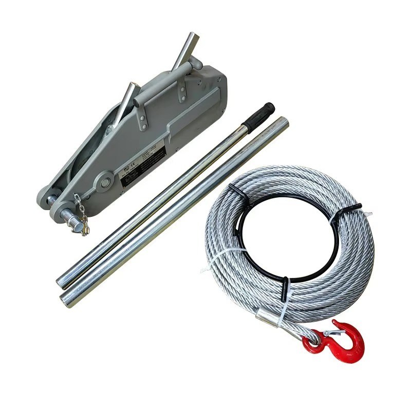 Manual Wire Rope Lever Pulling Hoist Hand Winch Puller With Aluminum ...