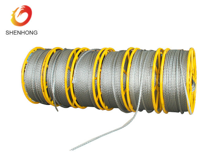 12 Strands Anti Twisting Steel Wire Rope , Galvanized Hexagonal Wire ...
