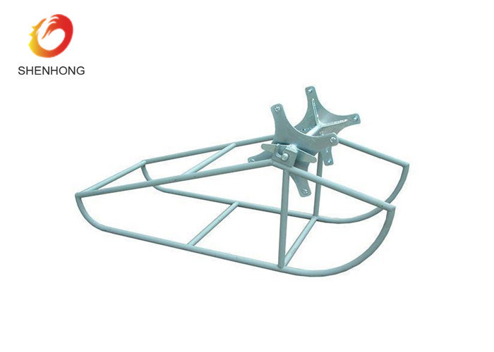 Blue Color Cradle Reel Elevators , Wire Rope Elevator With Or Without Brake