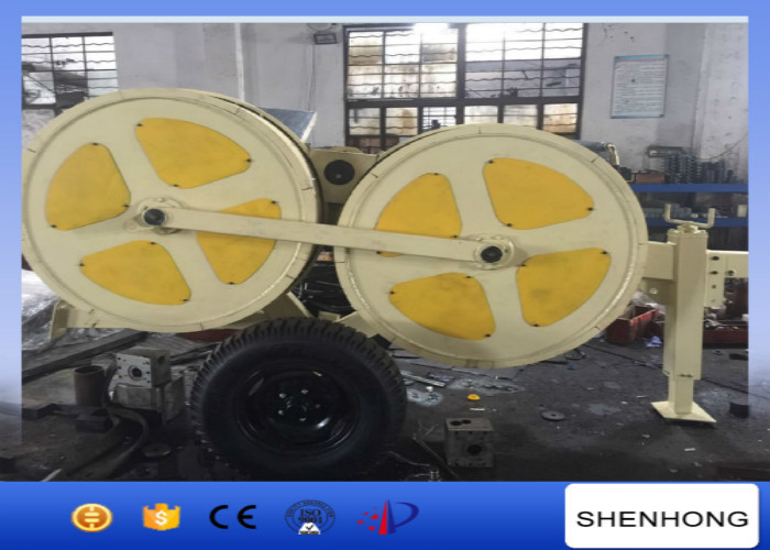Overhead Transmission Lines OPGW Puller Tensioner 40KN With 1200mm ...