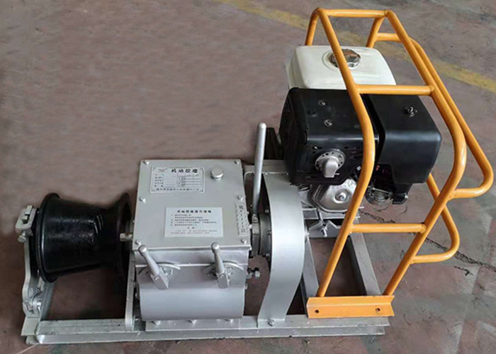 Single Drum Capstan Cable Puller Winch 50KN For Underground Cable Laying