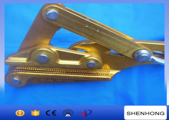 ACSR Conductor Cable Pulling Clamp , Automatic Aluminum Wire Pulling Grips