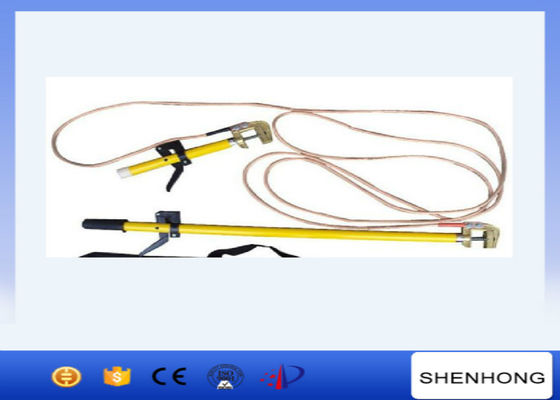 1.5M Light Epoxy Resin Grounding Stick / Earth Stick With Ground Wire