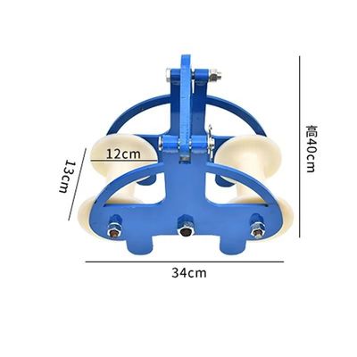 Heavy Duty Double Way Aluminum Wheel Cable Tray Roller At Electrical ...