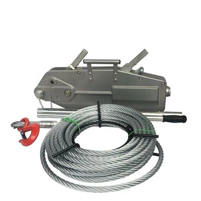 Manual Wire Rope Lever Pulling Hoist Hand Winch Puller With Aluminum ...