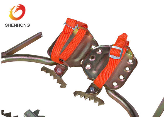 Tower Erection Wood Pole Climber Pole Shoes For Climbing Operations
