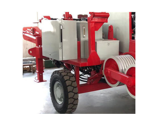 9T Hydraulic Cable Puller Machine For Overhead Line Tension Stringing